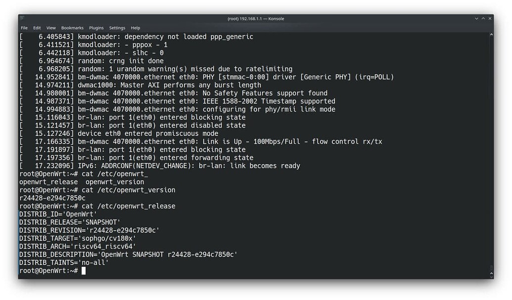 【OpenWrt On Milkv-duo】Milkv-duo 运行 OpenWrt 系统 - Duo - MilkV Community