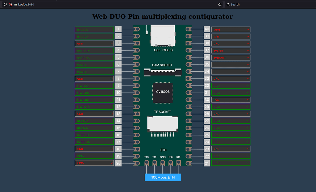 A simple C Web PIN multiplexer configurator - Duo - Milk-V Community A simple C Web PIN multiplexer configurator - Duo - Milk-V Community