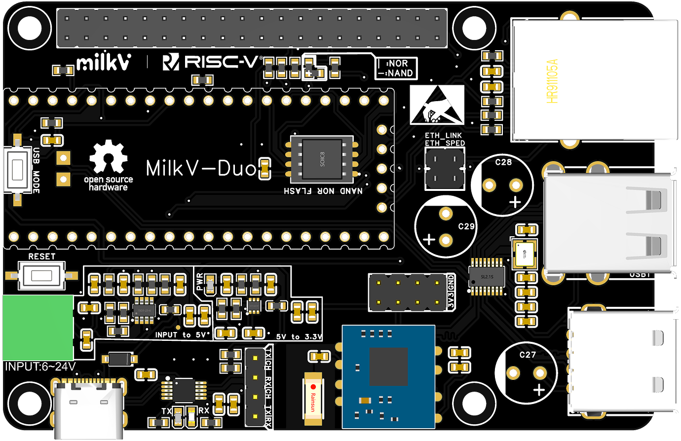 开源milkv DUO底板(社区自制版) - Duo - MilkV Community