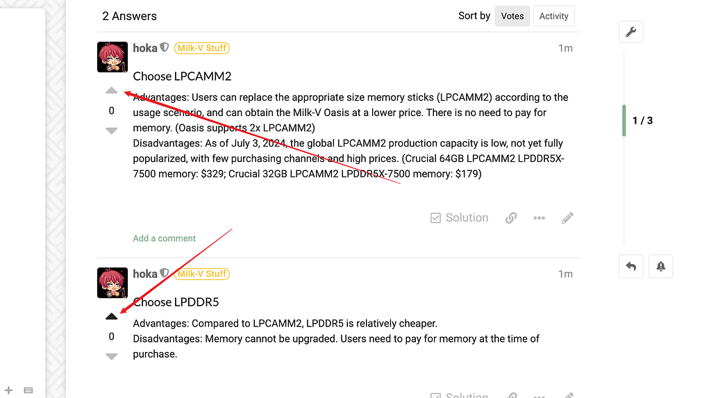 Your Vote is Needed: Should Milk-V Oasis Come with LPCAMM2 or LPDDR5? - Oasis - Milk-V Community